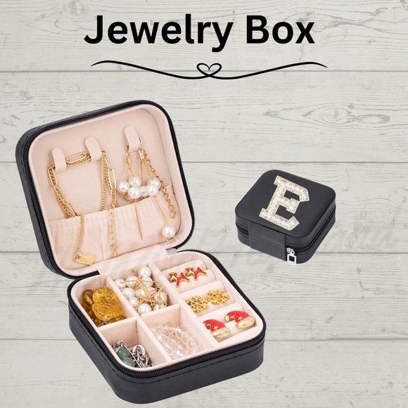 Hand Crafted | Bags | Custom Pearl Letter Jewelry Box | Poshmark